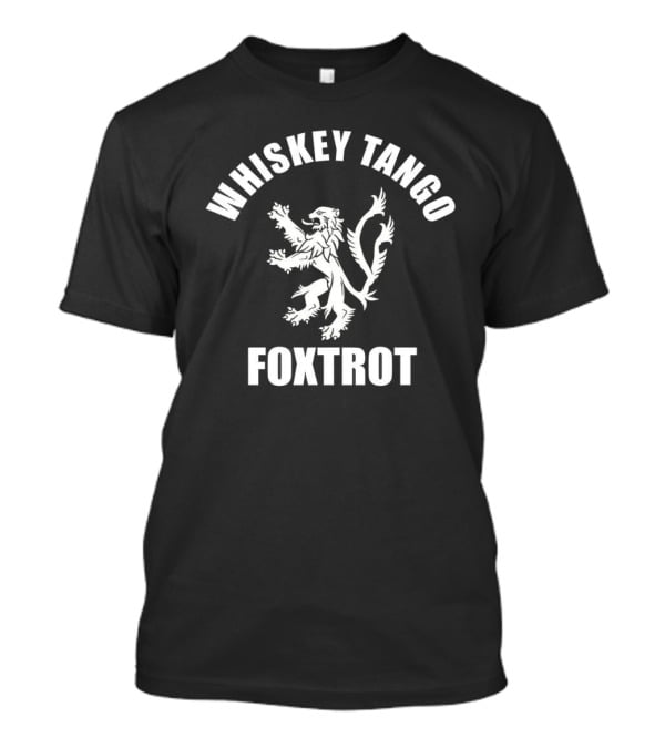 WHISKEY TANGO FOXTROT Lion Emblem T-Shirt