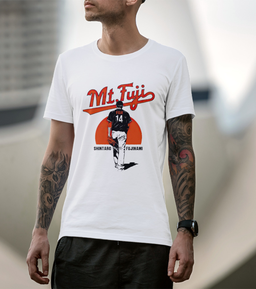 Shintaro Fujinami Mt. Fuji Baseball Baltimore Orioles T-Shirt