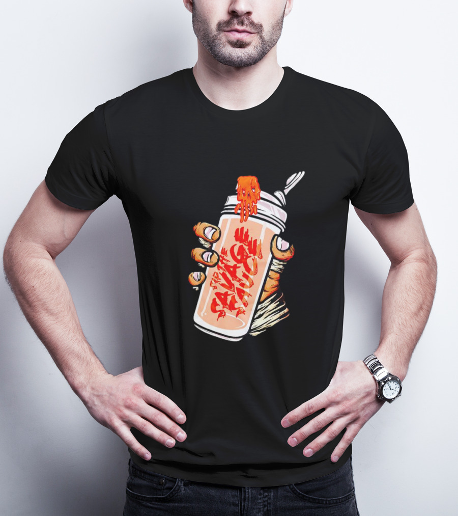 Iron Savages Consume Fiery Savage Sauce Bottle T-Shirt