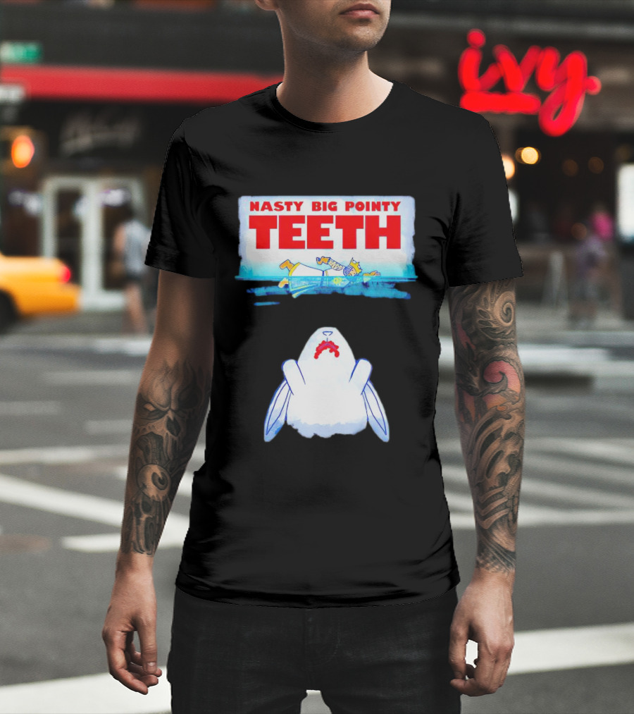 NASTY BIG POINTY TEETH Rabbit Parody With Knight T-Shirt