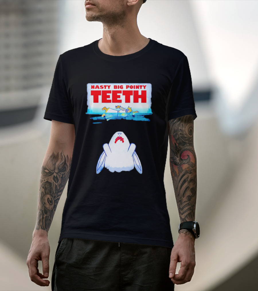 NASTY BIG POINTY TEETH Rabbit Parody With Knight T-Shirt
