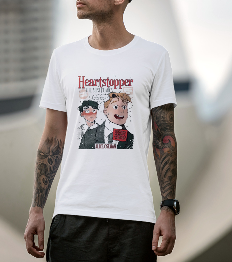 Heartstopper Featuring Adaptation Moments And Bonus Artwork By Alice Oseman T-Shirt