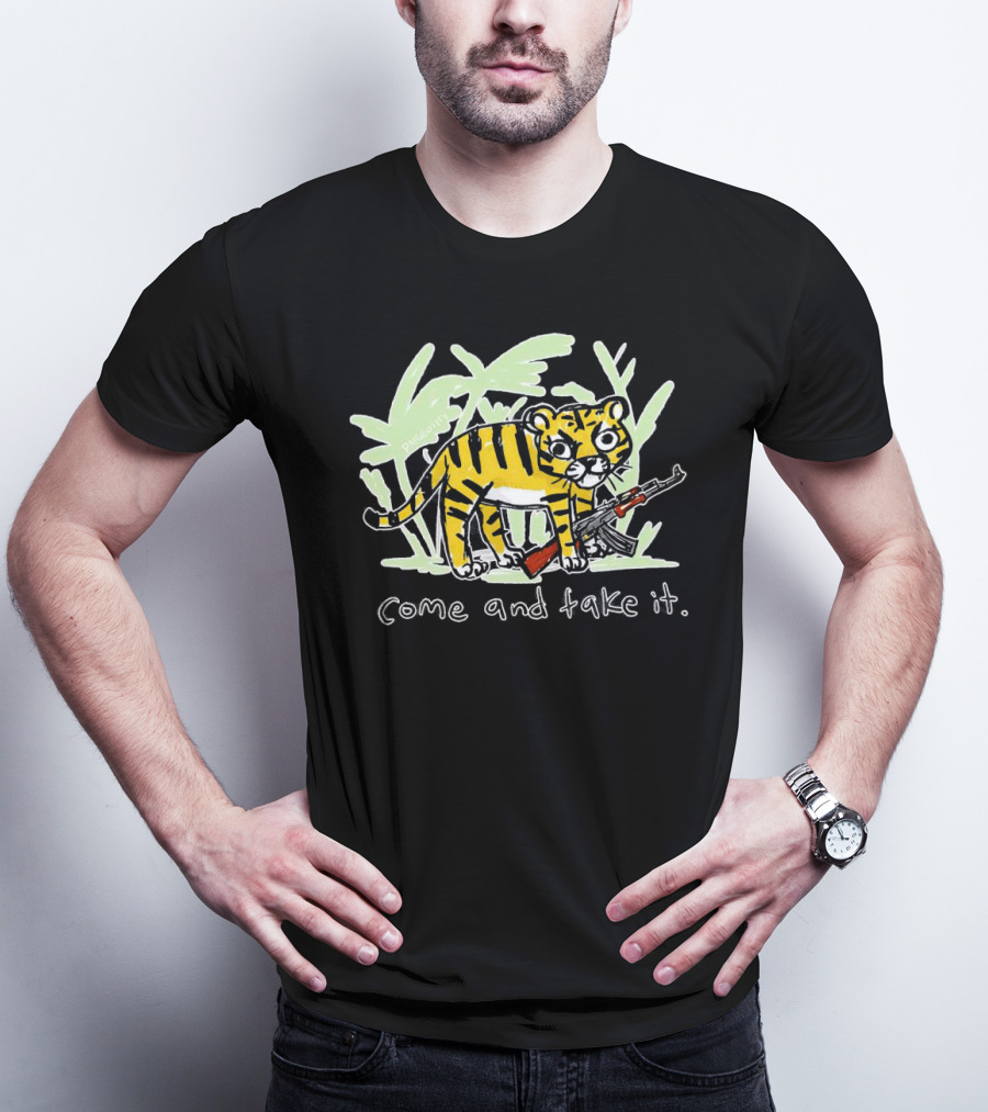 Tiger Jungle AK-47 Come And Take It T-Shirt