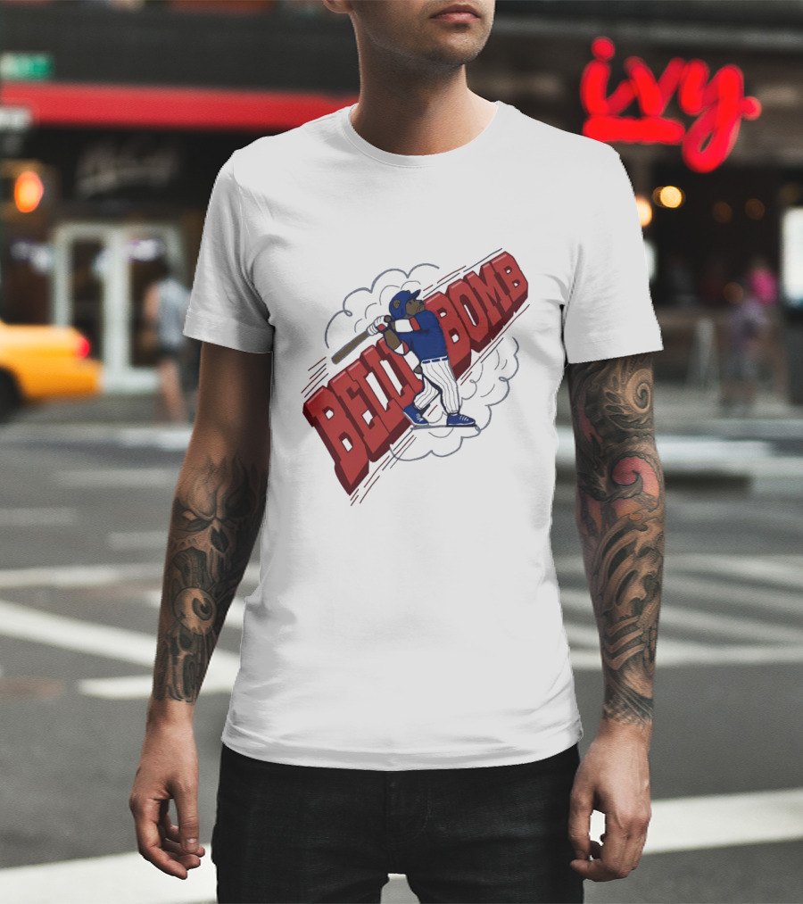 Cody Bellinger Belli Bomb Baseball Hit Iconic Swing T-Shirt