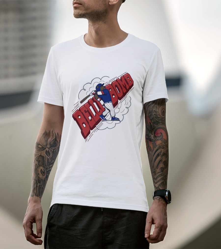 Cody Bellinger Belli Bomb Baseball Hit Iconic Swing T-Shirt