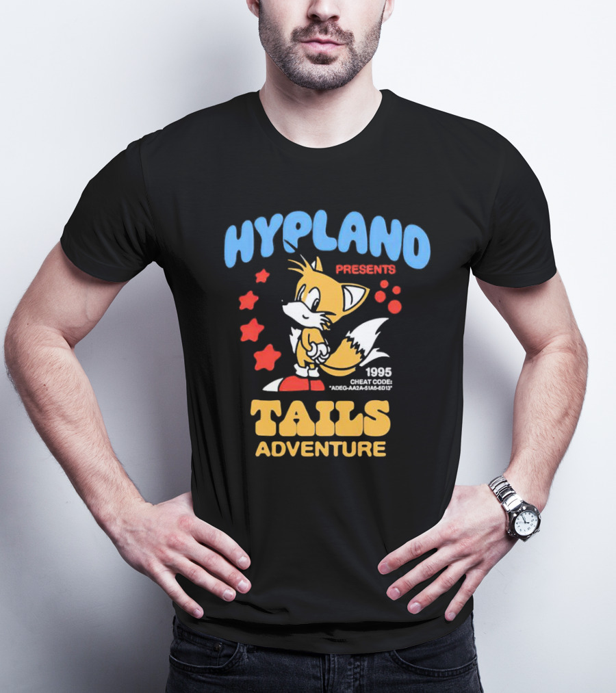 Hypland Presents 1995 Tails Adventure Cheat Code ADEG-AA2A-51A6-6D13 T-Shirt