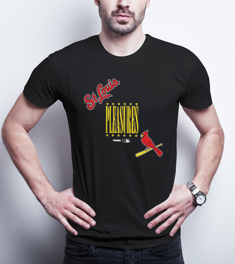 St. Louis Cardinals Pleasures MLB Collaboration T-Shirt
