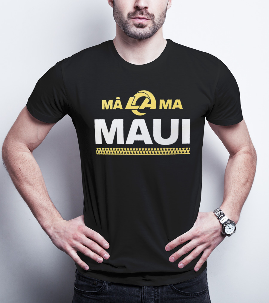 Mālama LA Rams Maui T-Shirt
