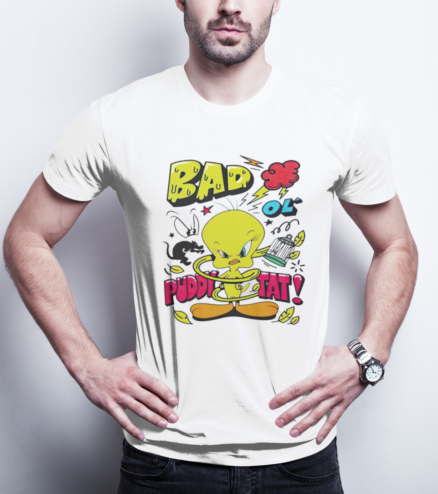 Tweety Bad Ol Puddy Tat T-Shirt
