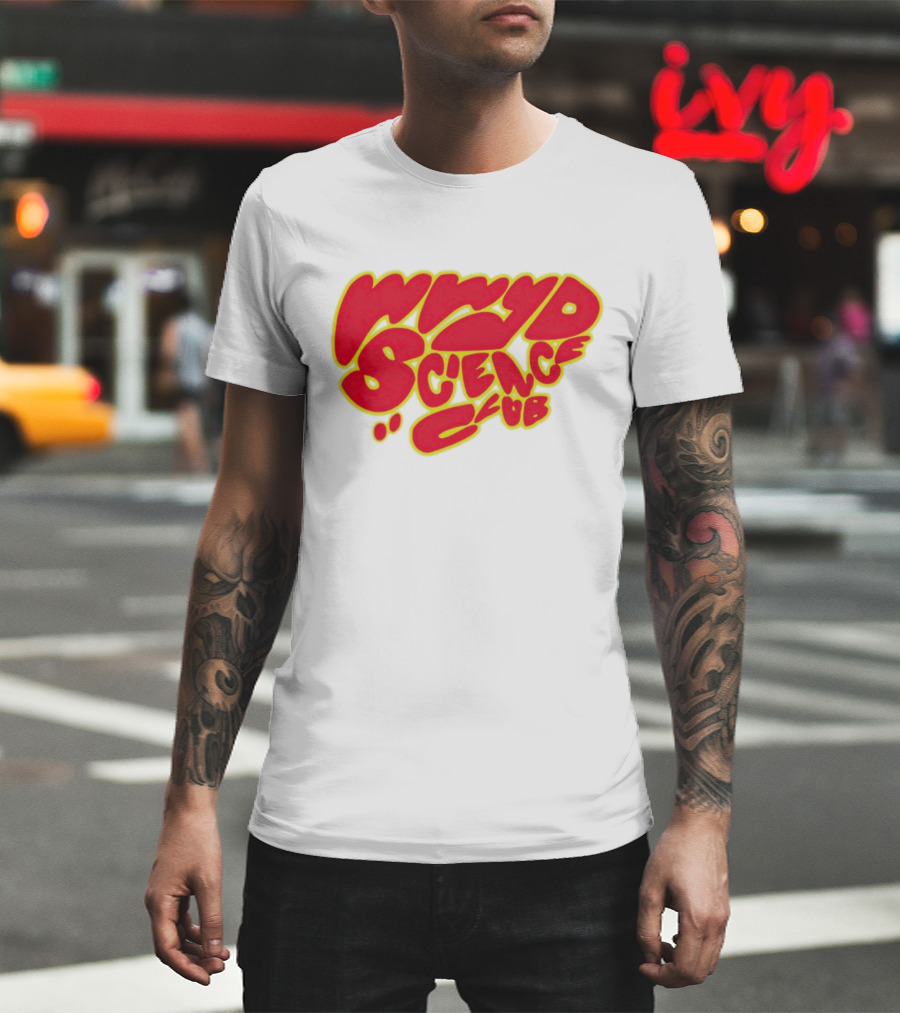 WWYD Science Club Retro Font T-Shirt