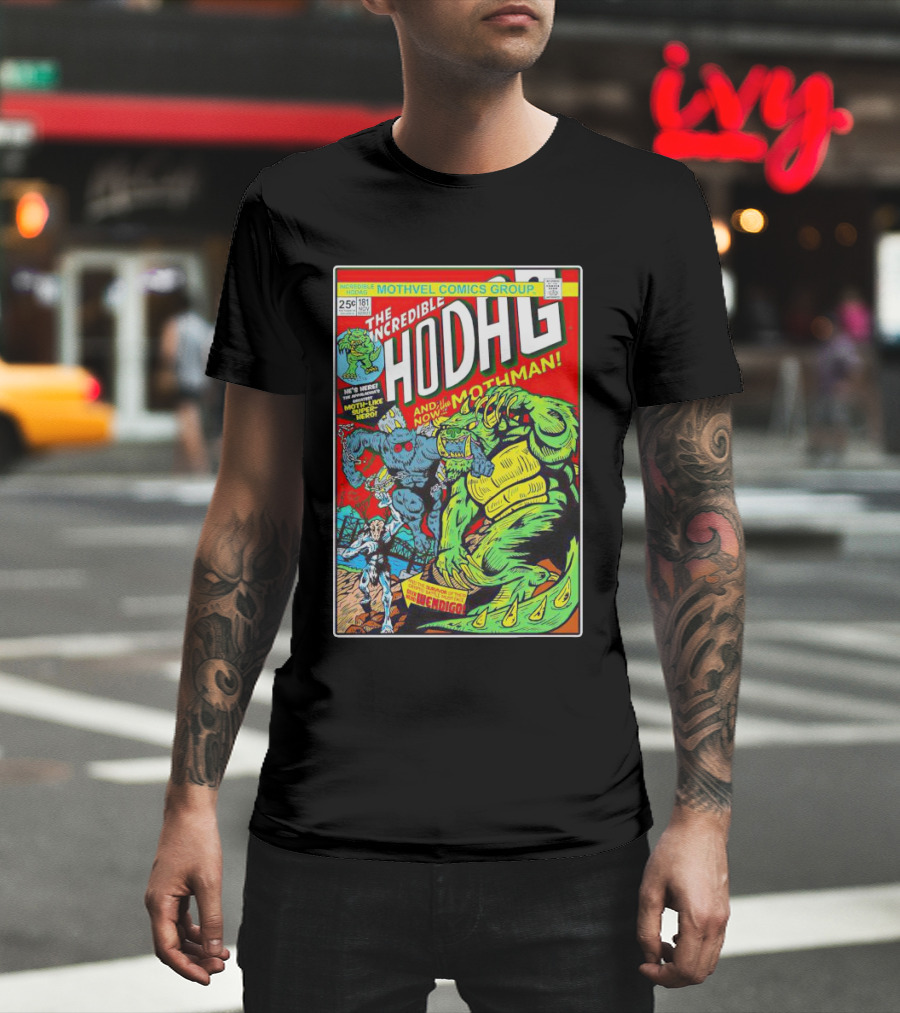Mothvel Comics Group The Incredible Hodag And The Mothman Battles Incredico T-Shirt