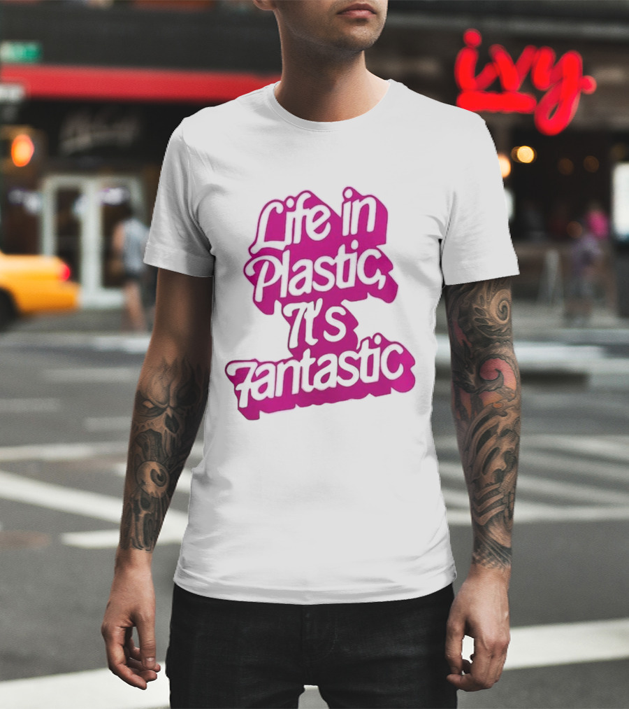 Life In Plastic It's Fantastic Cool Girl Barbi T-Shirt