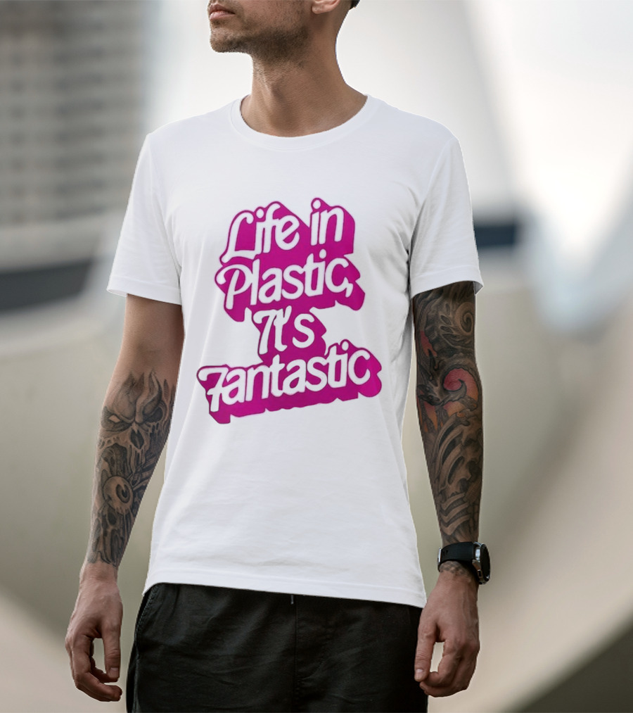 Life In Plastic It's Fantastic Cool Girl Barbi T-Shirt