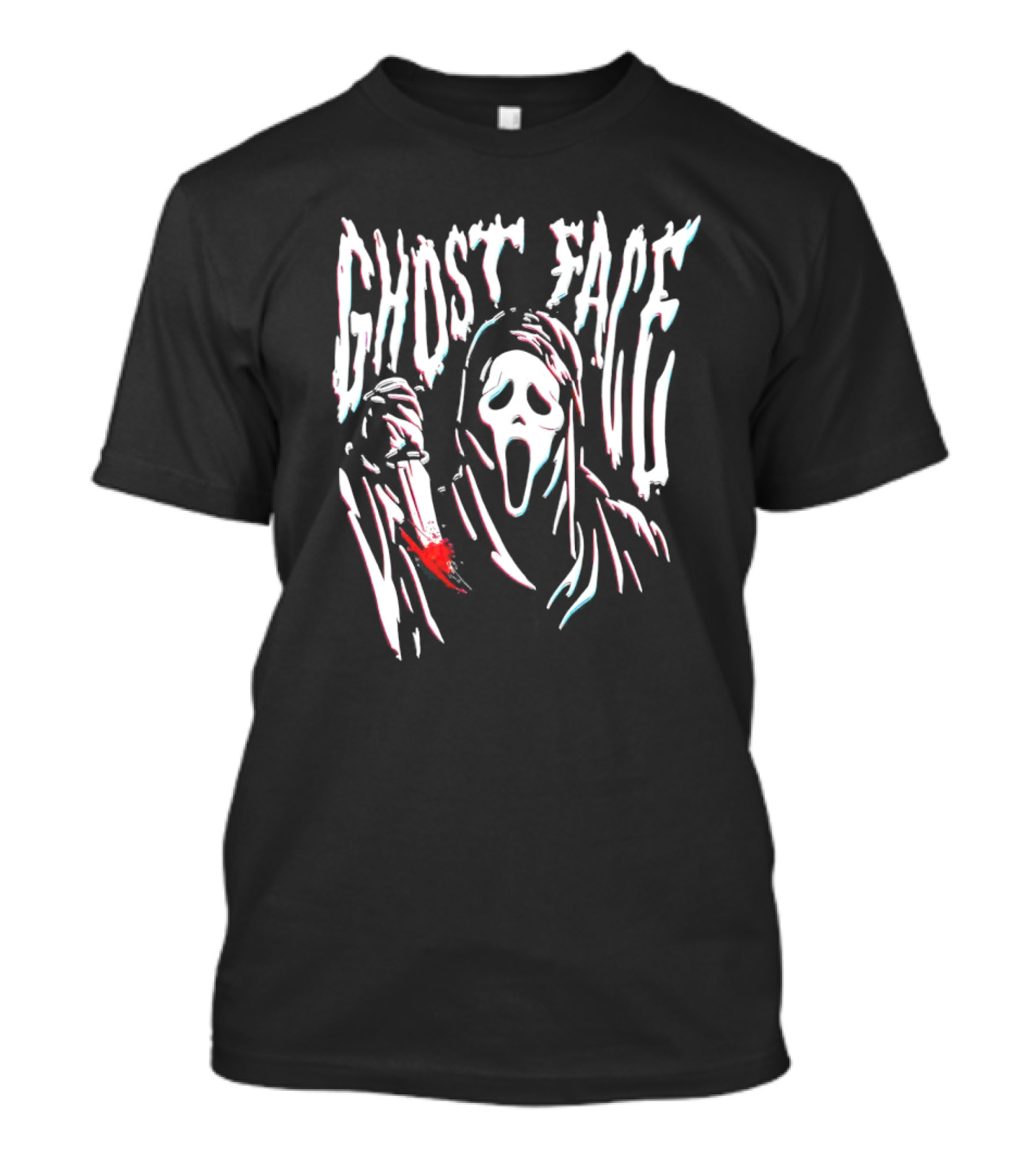 Ghost Face Bloody Knife Scream T-Shirt