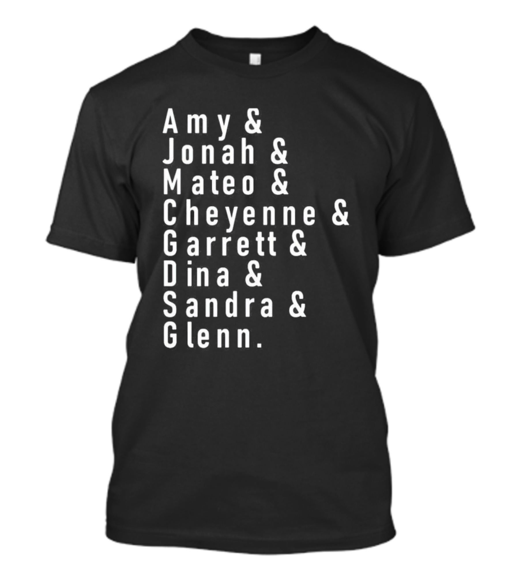 Amy Jonah Mateo Cheyenne Garrett Dina Sandra Glenn Superstore Characters T-Shirt