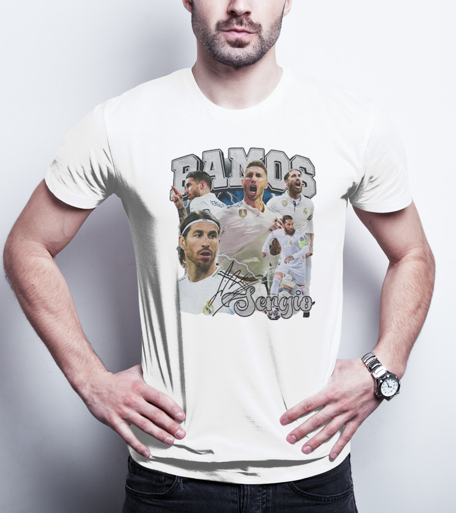 Ramos Sergio Real Madrid Football Soccer T-Shirt