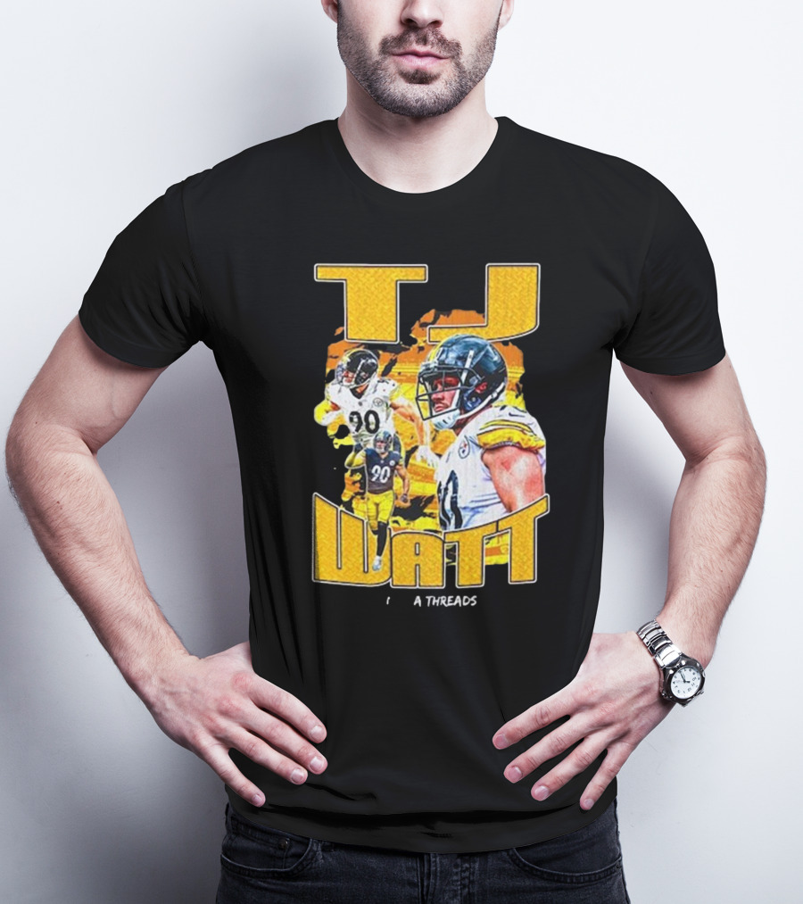 TJ Watt Vintage Bootleg Threads T-Shirt