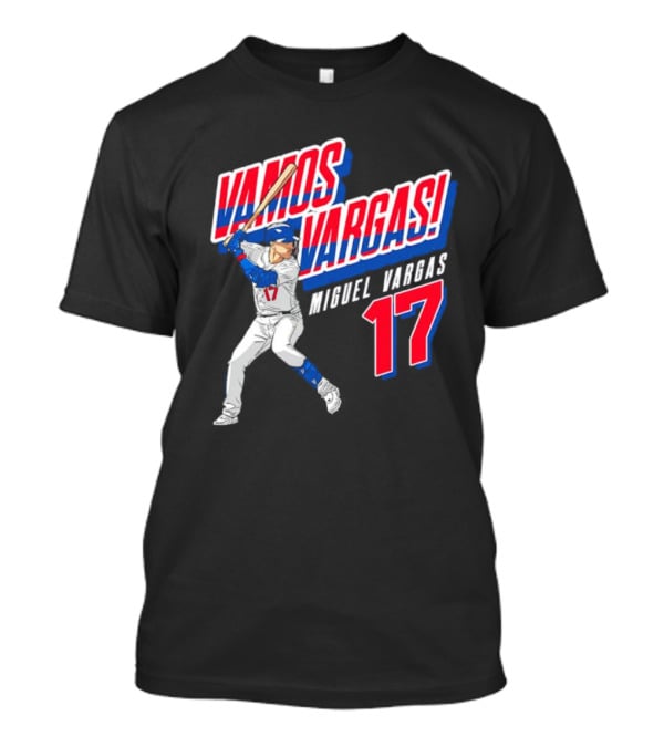Vamos Vargas Miguel Vargas #17 Baseball Player Iconic T-Shirt