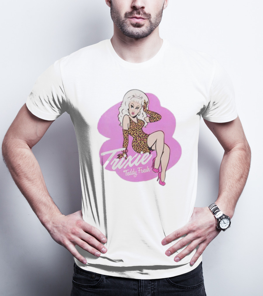Trixie Teddy Fresh Leopard Pink T-Shirt