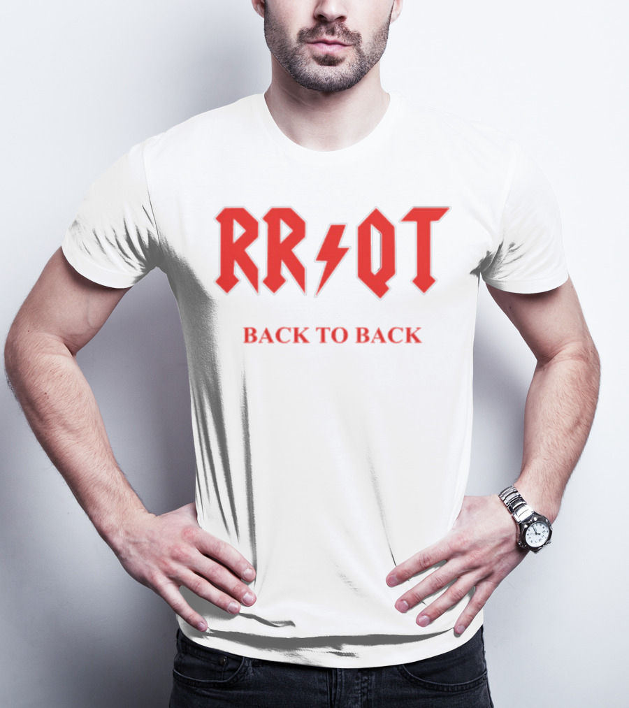 RR QT Back To Back ACDC Style Font T-Shirt