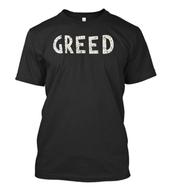 Dan Sheehan Greed Text T-Shirt