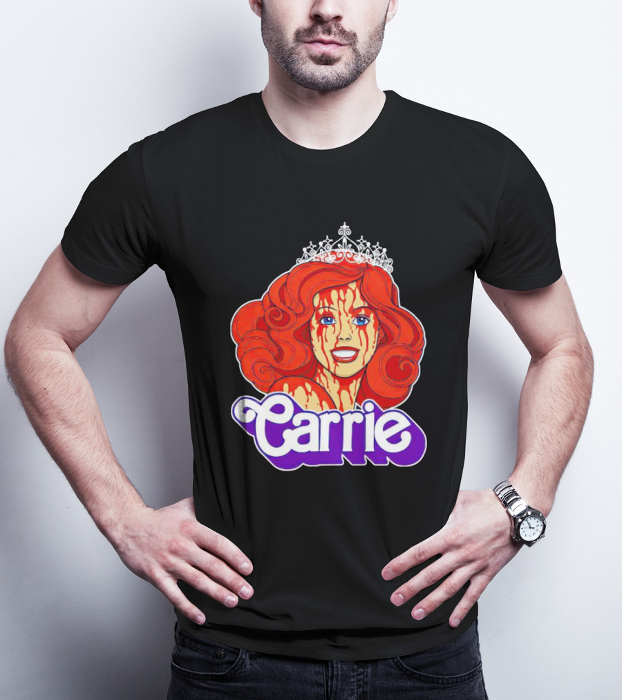 Carrie Blood-soaked Princess Barbie Queen T-Shirt