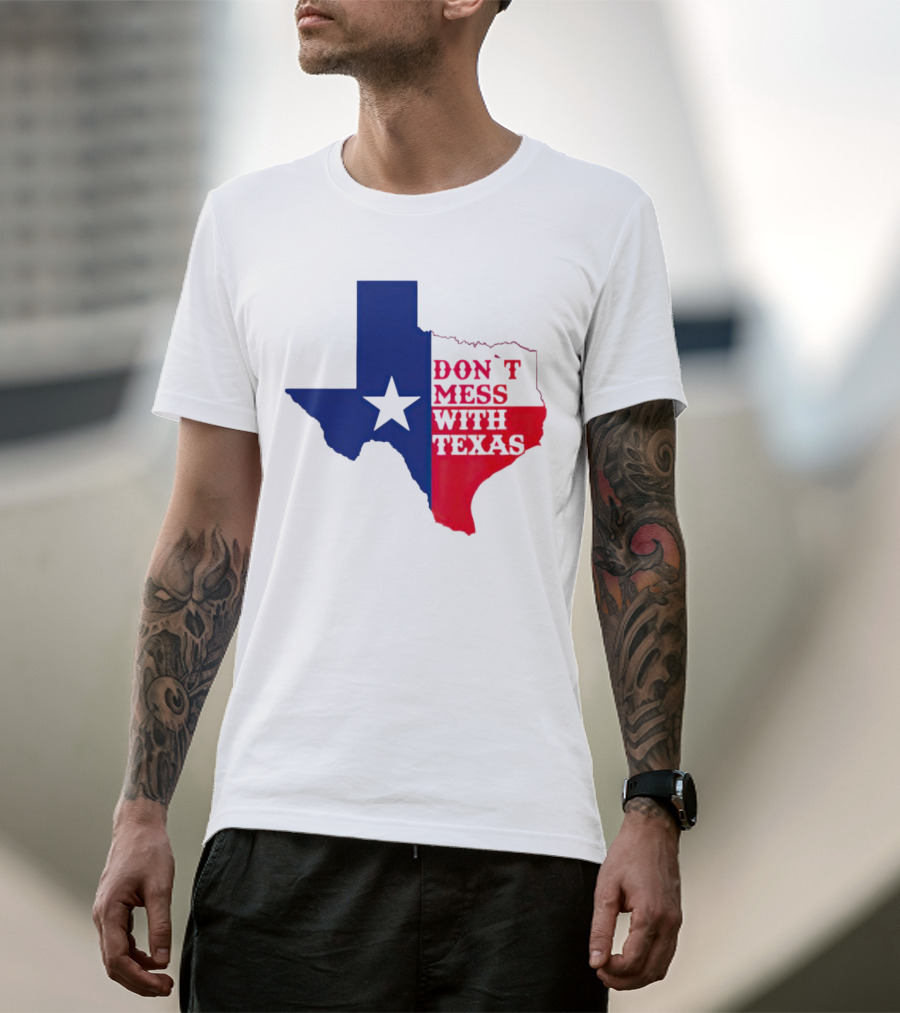Don’t Mess With Texas Star Map T-Shirt