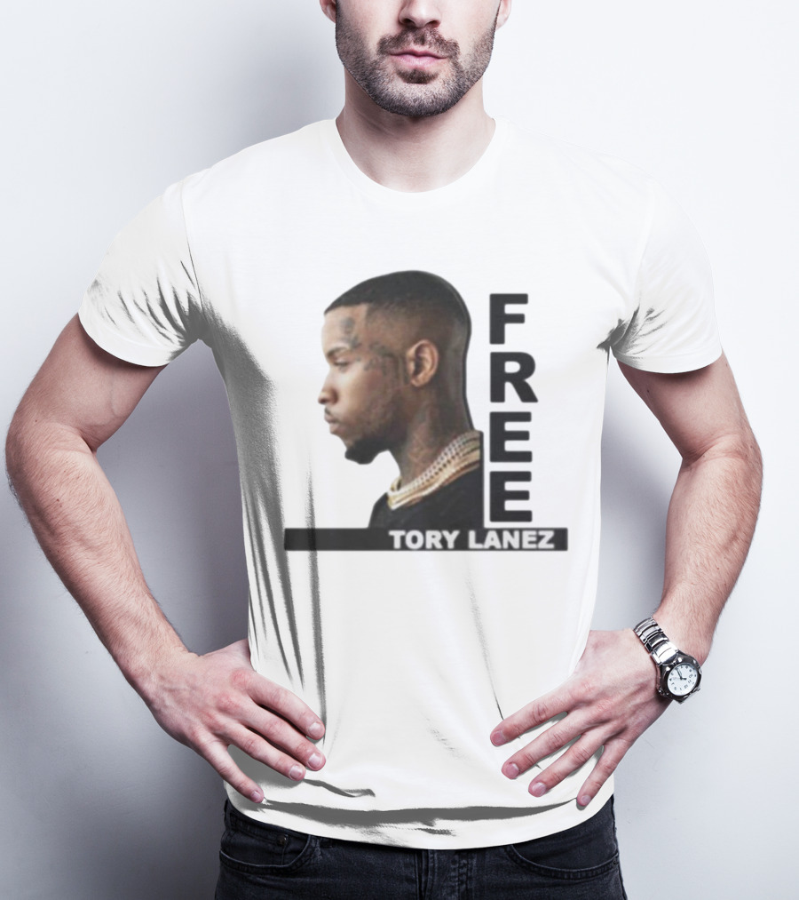 Free Tory Lanez Profile View Text T-Shirt