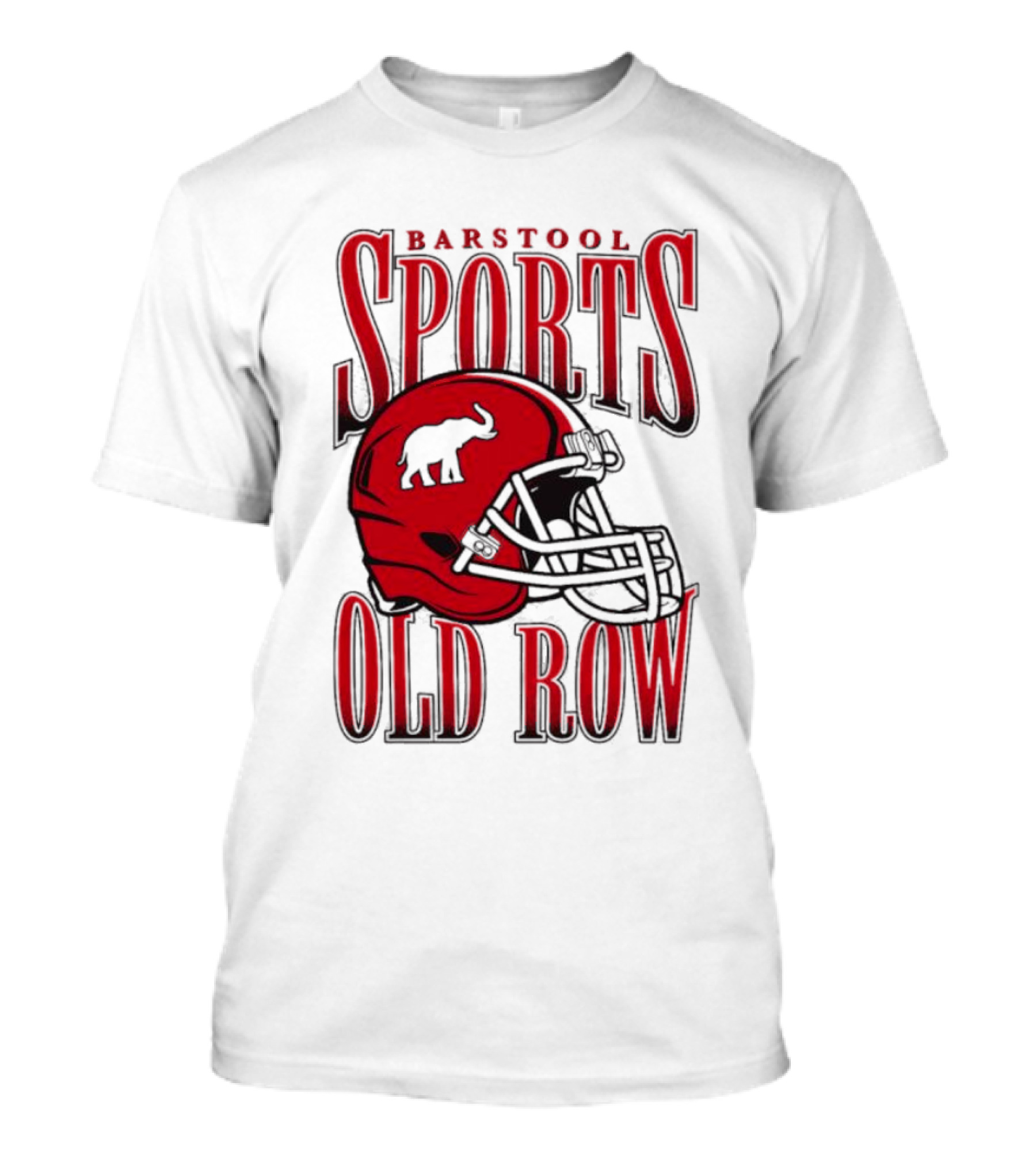 Old Row Elephant Football Helmet T-Shirt