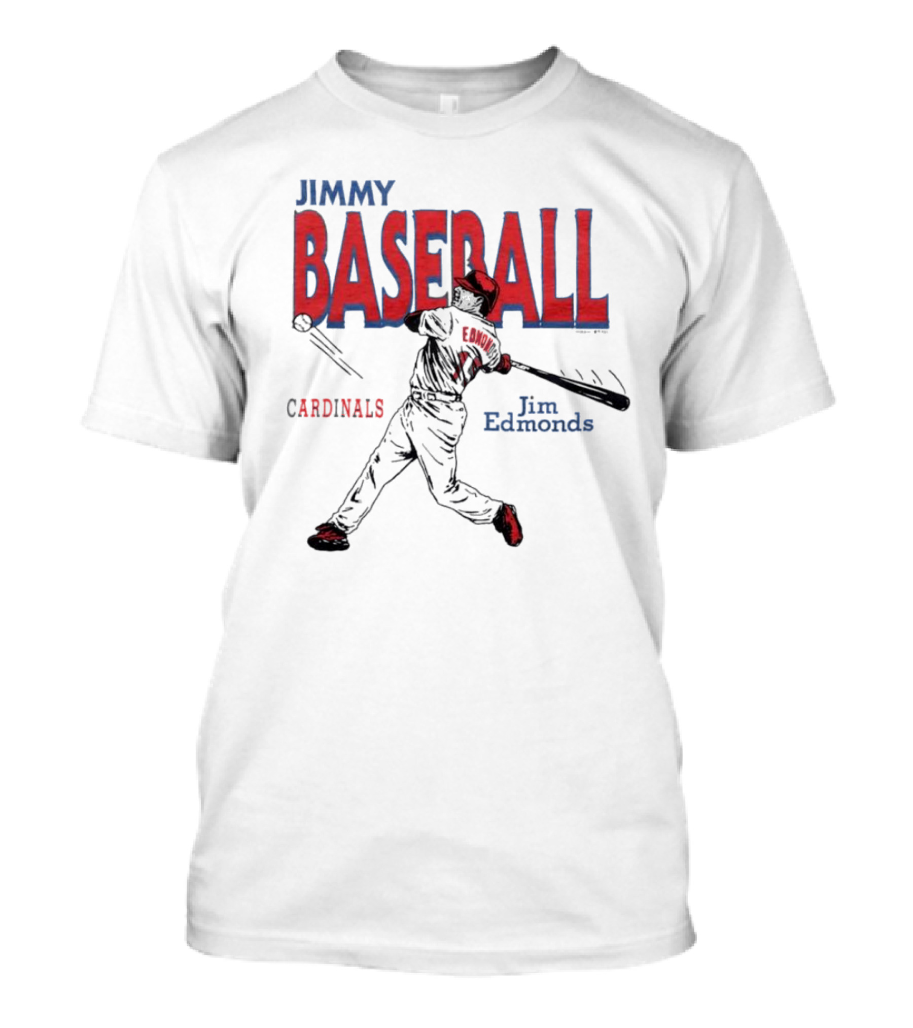 Cardinals Jim Edmonds Jimmy Baseball Swing T-Shirt