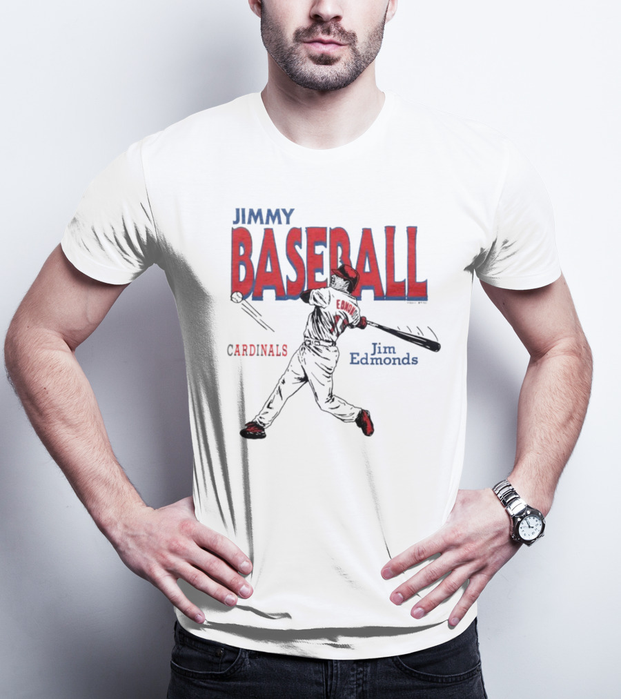 Cardinals Jim Edmonds Jimmy Baseball Swing T-Shirt