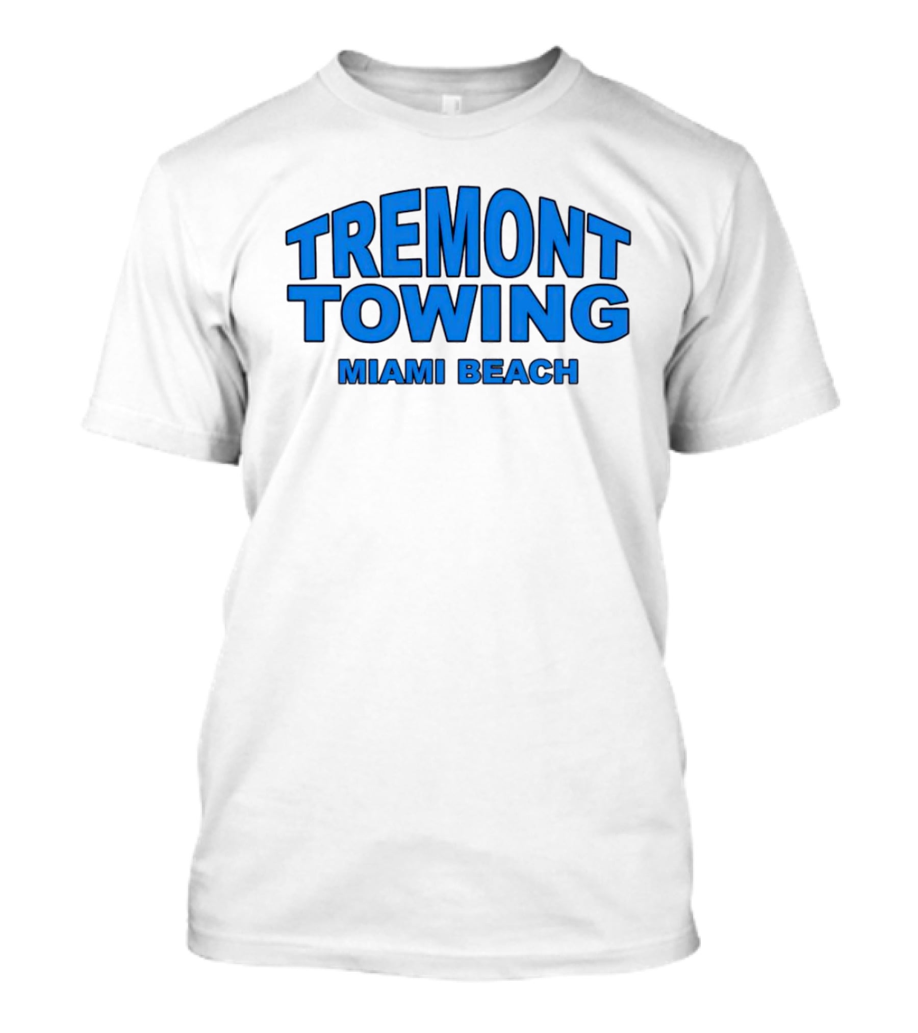 Tremont Towing Miami Beach Blue T-Shirt