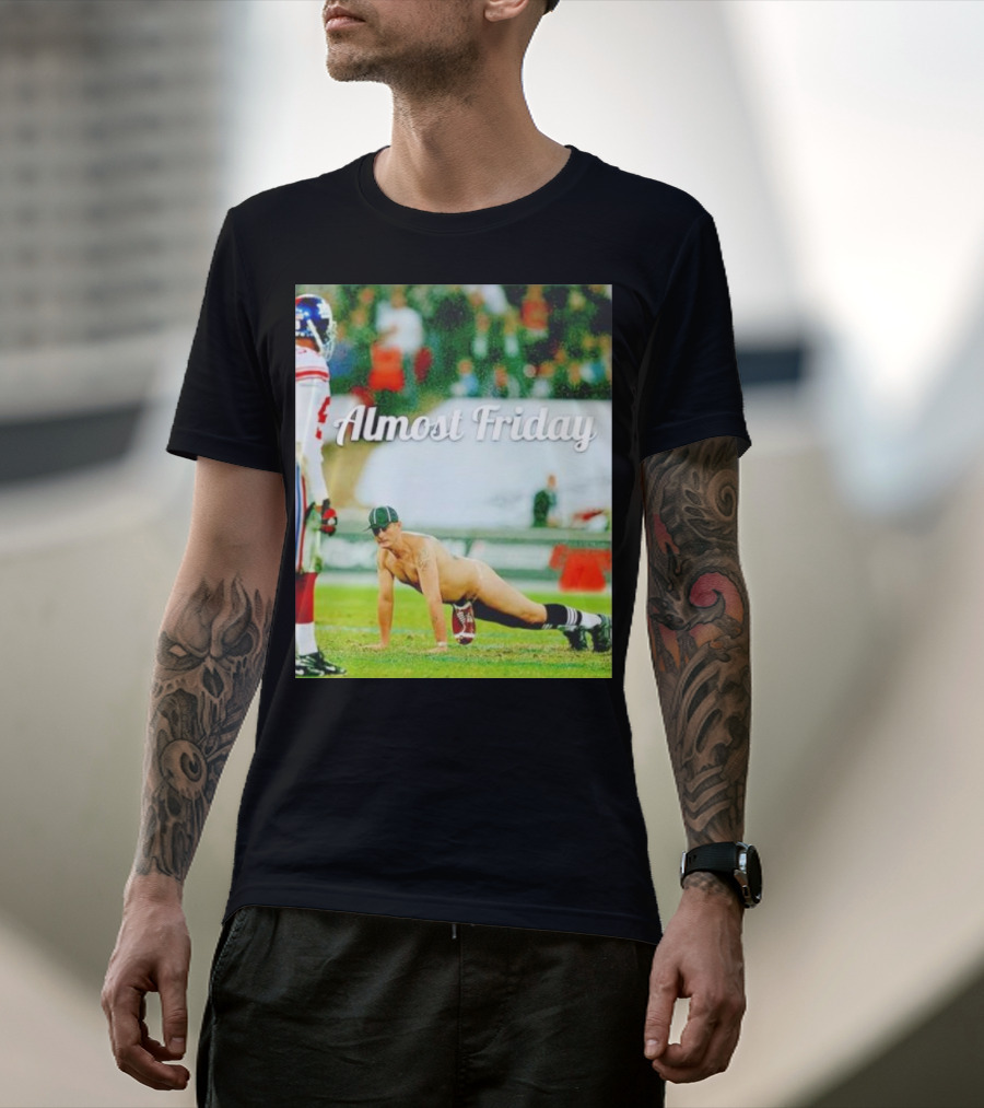 Almost Friday Football Moment On The Field T-Shirt