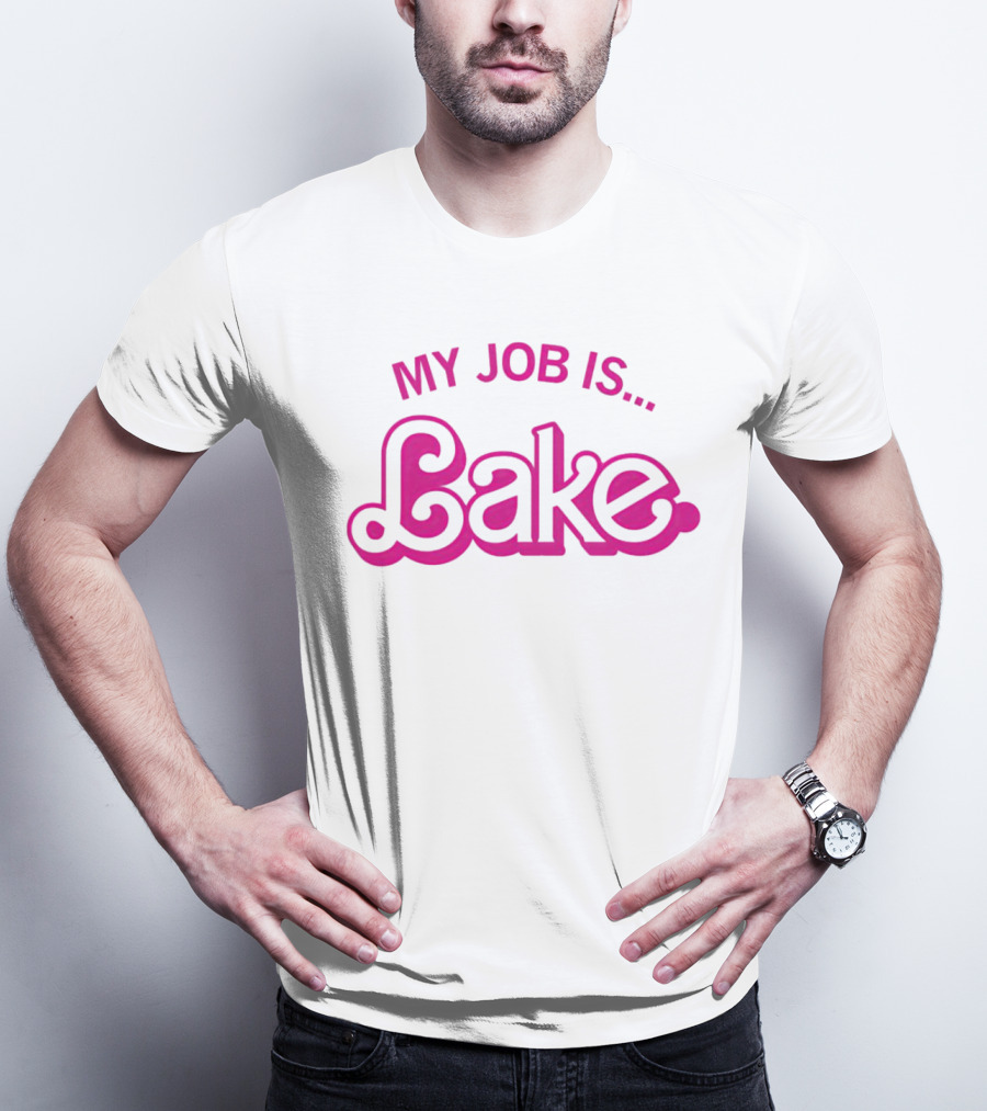 My Job Is Bake Barbie Style Retro T-Shirt
