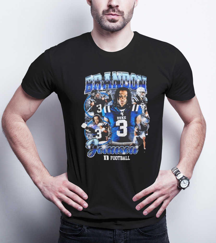 Brandon Johnson Duke Football 3 T-Shirt