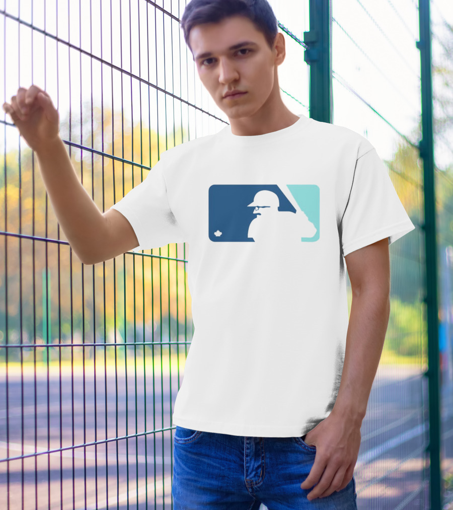 Ben Wagner Schneider Stache Baseball Logo With Batter T-Shirt