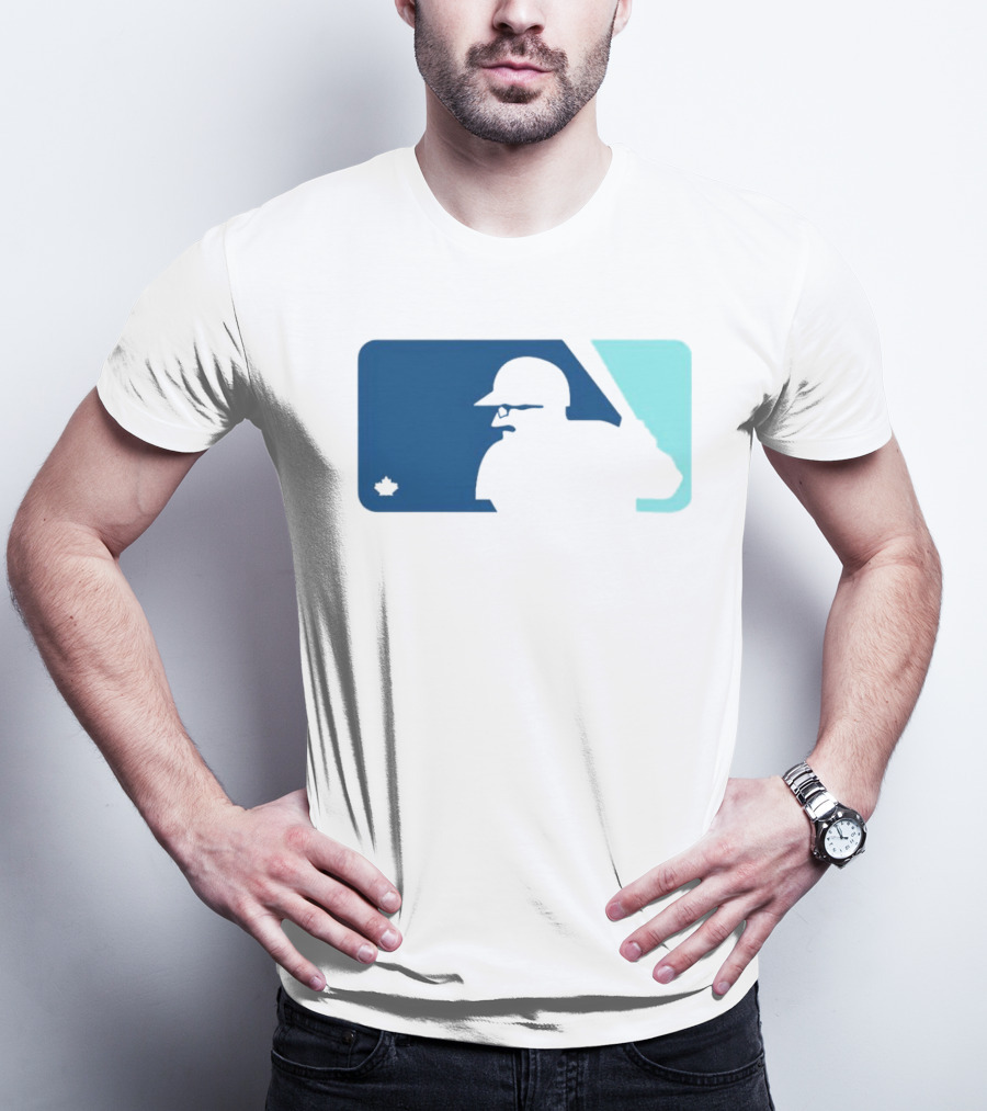 Ben Wagner Schneider Stache Baseball Logo With Batter T-Shirt