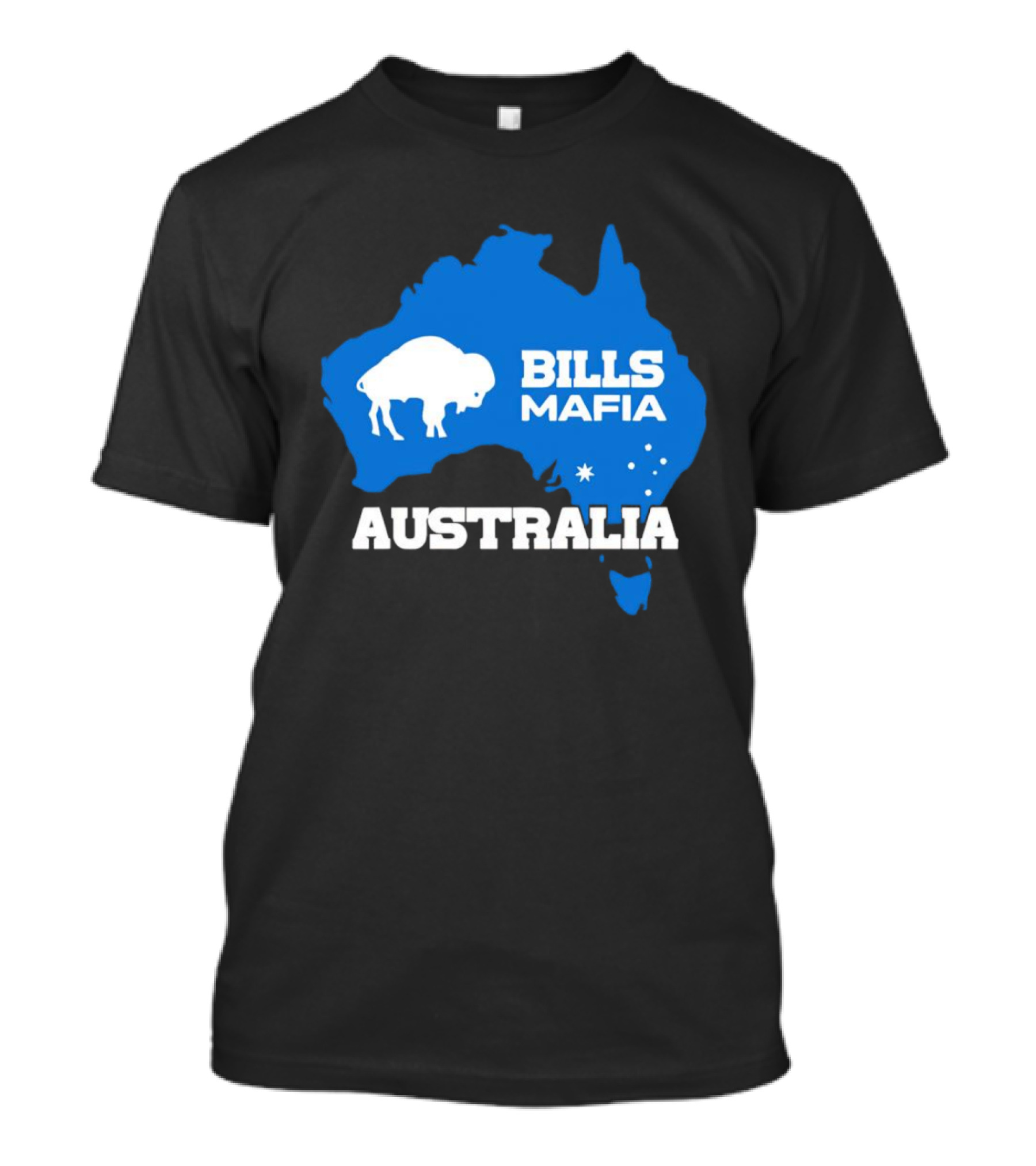 Bills Mafia Australia Buffalo Map T-Shirt