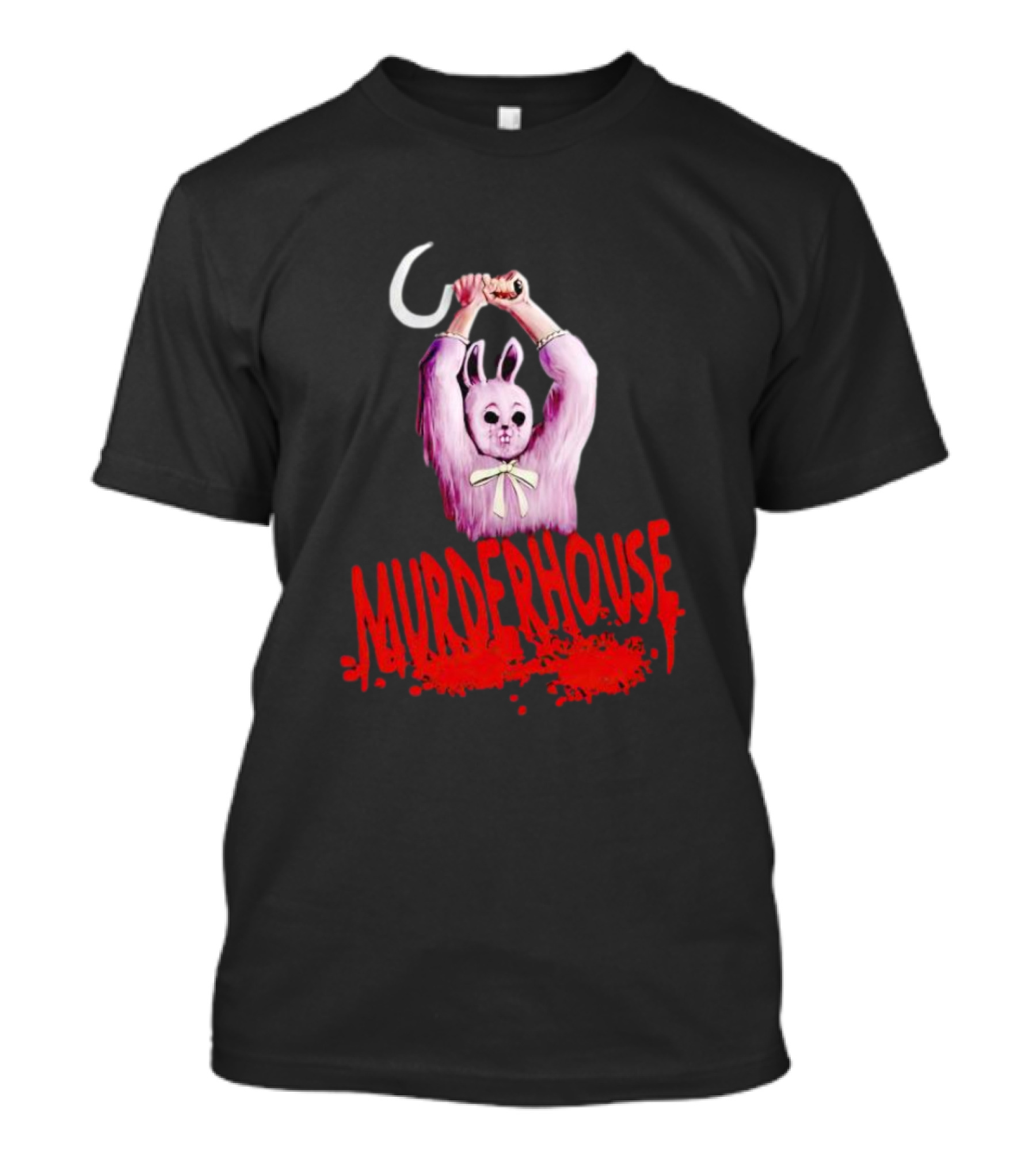 Murder House Pink Bunny With Sickle T-Shirt