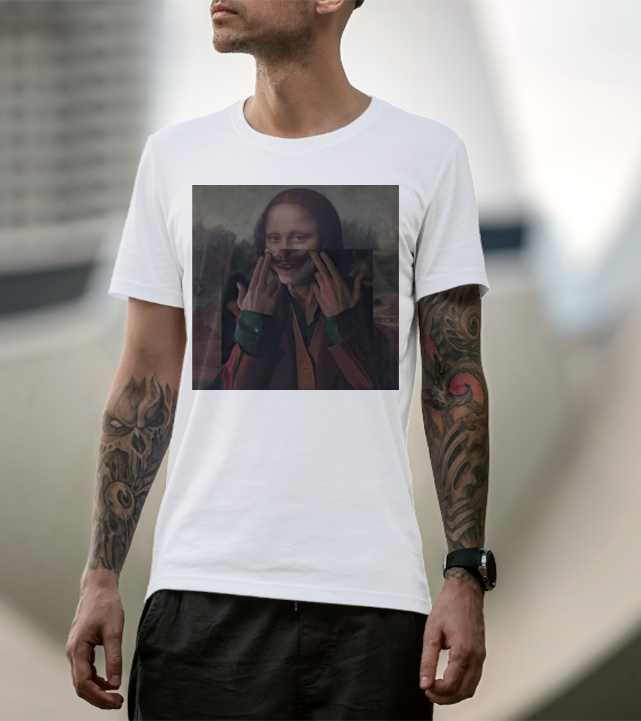 Mona Lisa Joker Crossover Fusion T-Shirt