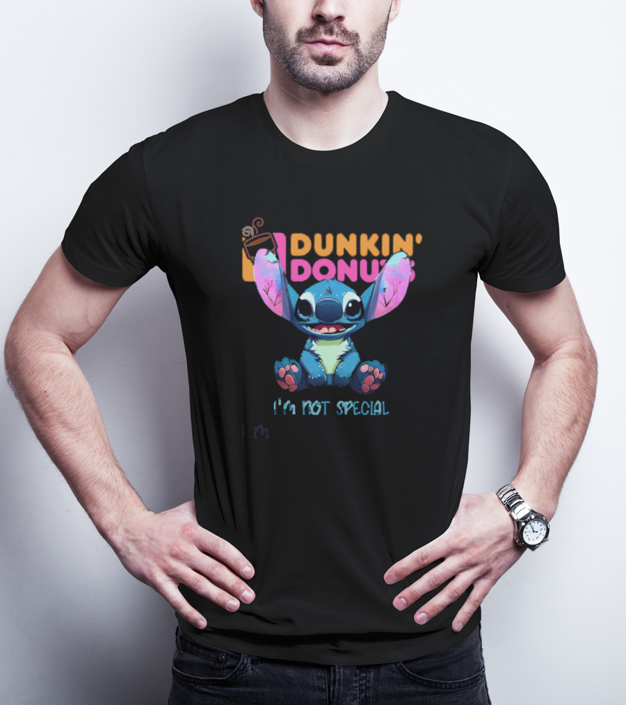 Stitch Dunkin' Donuts I'm Not Special I'm T-Shirt