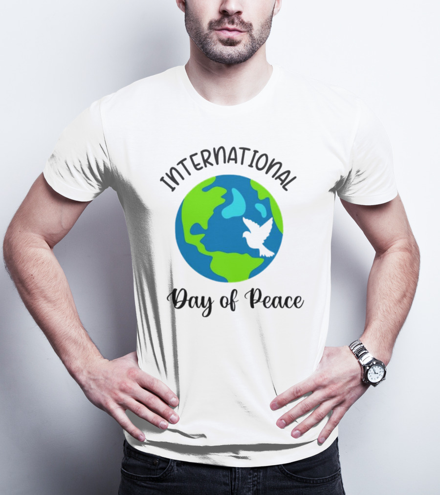 International Day Of Peace Earth With Dove T-Shirt