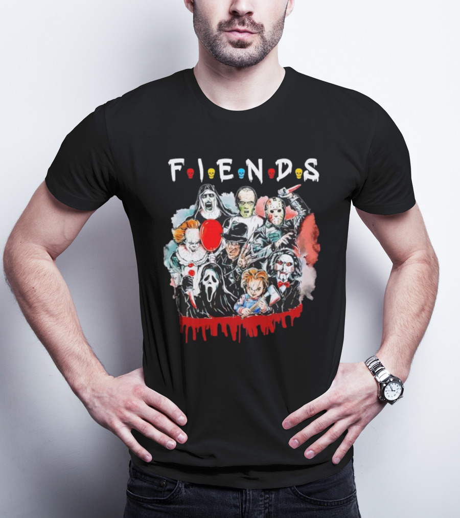 FIENDS Horror Characters Friends T-Shirt