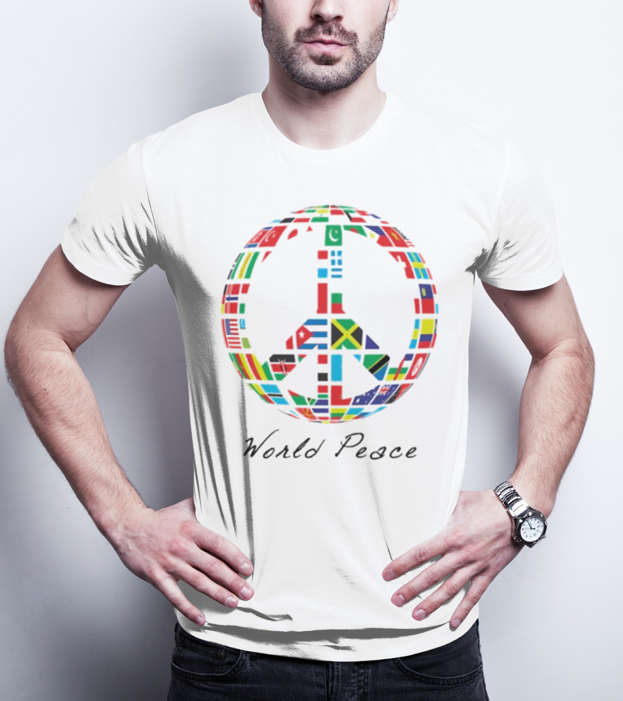 World Peace International Flags Peace T-Shirt
