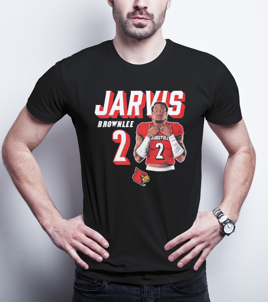 Jarvis Brownlee Louisville Cardinals Number 2 T-Shirt