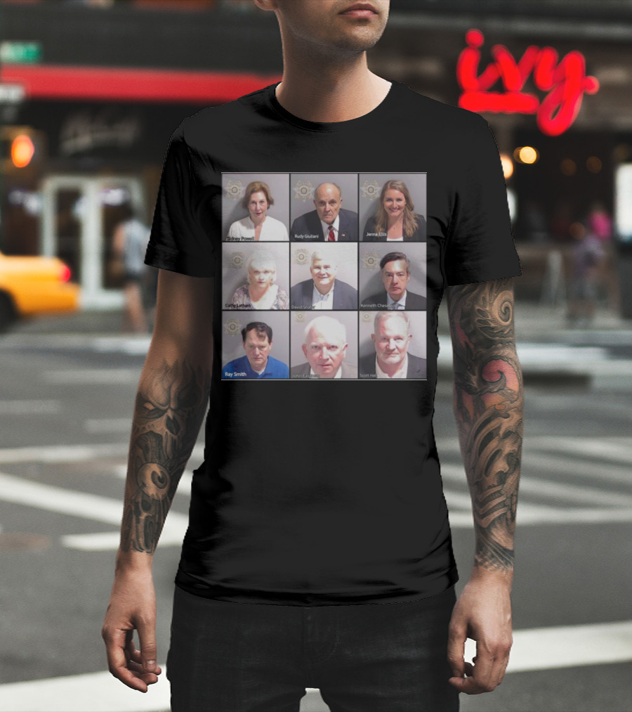 Sidney Powell Rudy Giuliani Jenna Ellis Mugshots T-Shirt