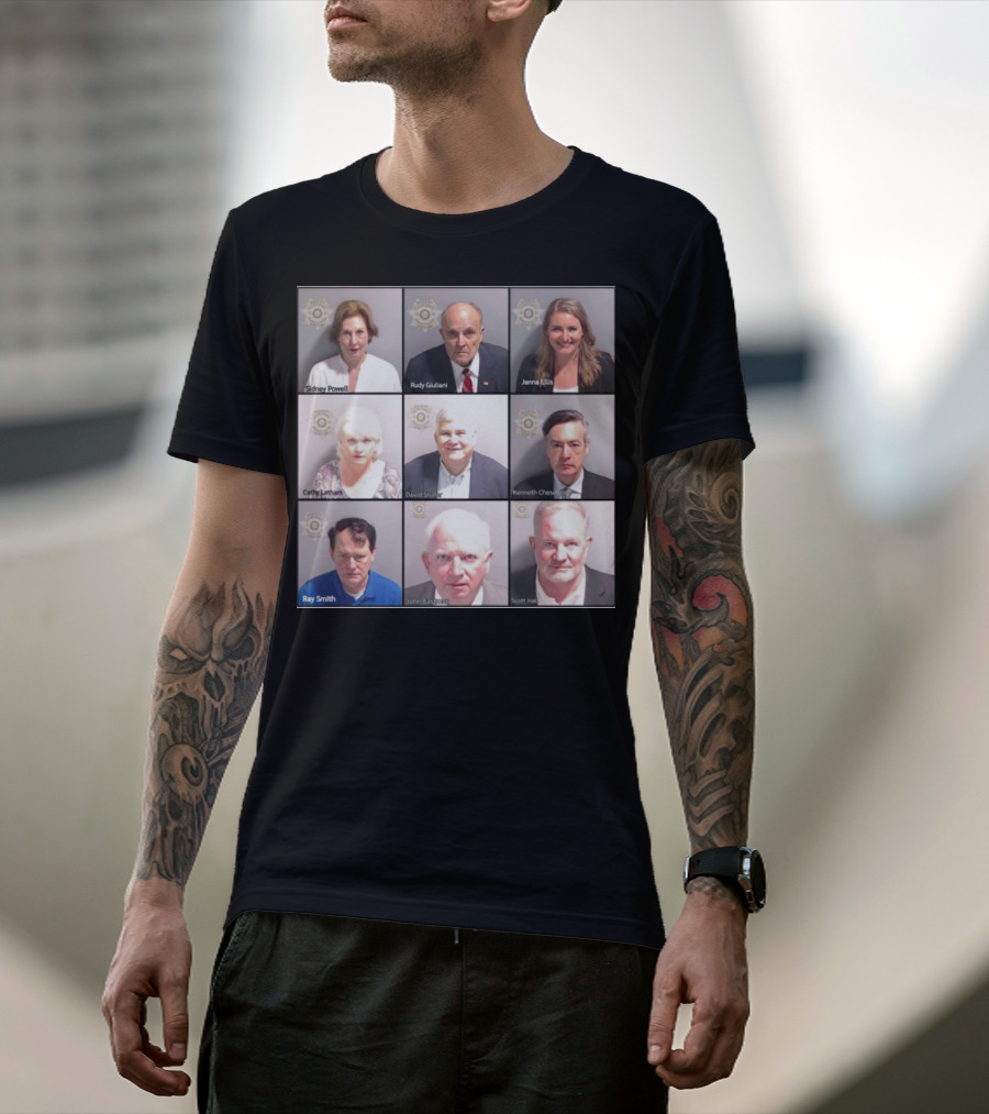 Sidney Powell Rudy Giuliani Jenna Ellis Mugshots T-Shirt