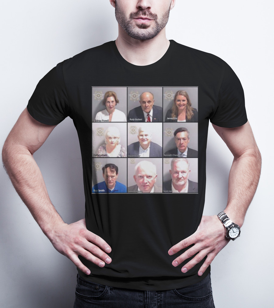 Sidney Powell Rudy Giuliani Jenna Ellis Mugshots T-Shirt