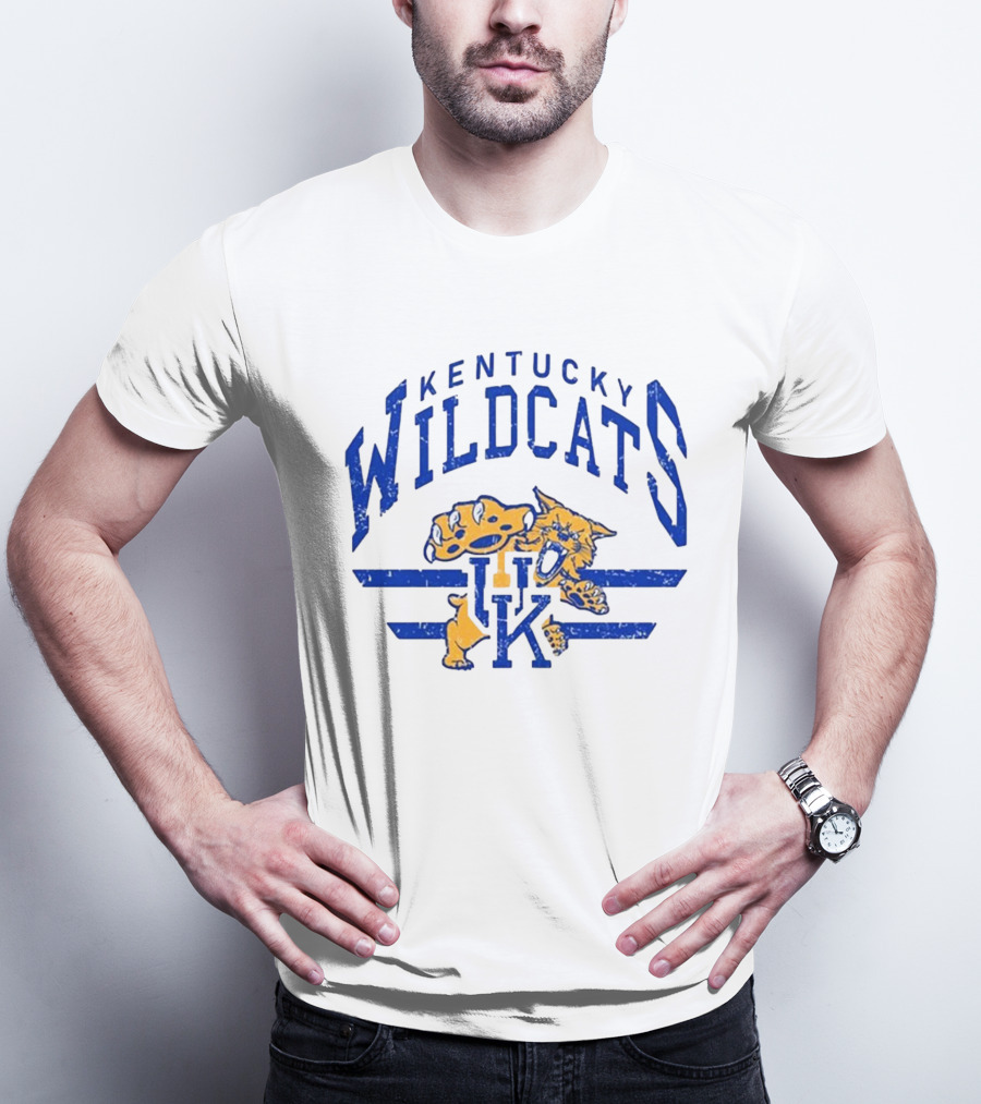 Kentucky Wildcats Vintage UK Logo Retro Wildcat T-Shirt