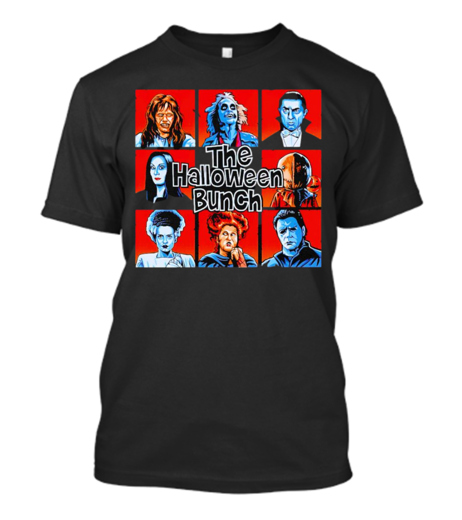 The Halloween Bunch Horror Icons Collage T-Shirt